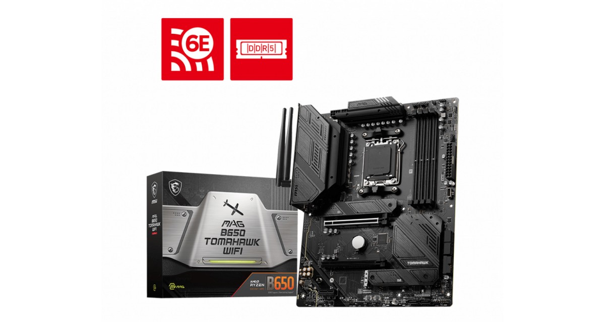 MOTHERBOARD MSI MAG B650 TOMAHAWK WIFI AM5 AMD 7D75-001R - από την ...